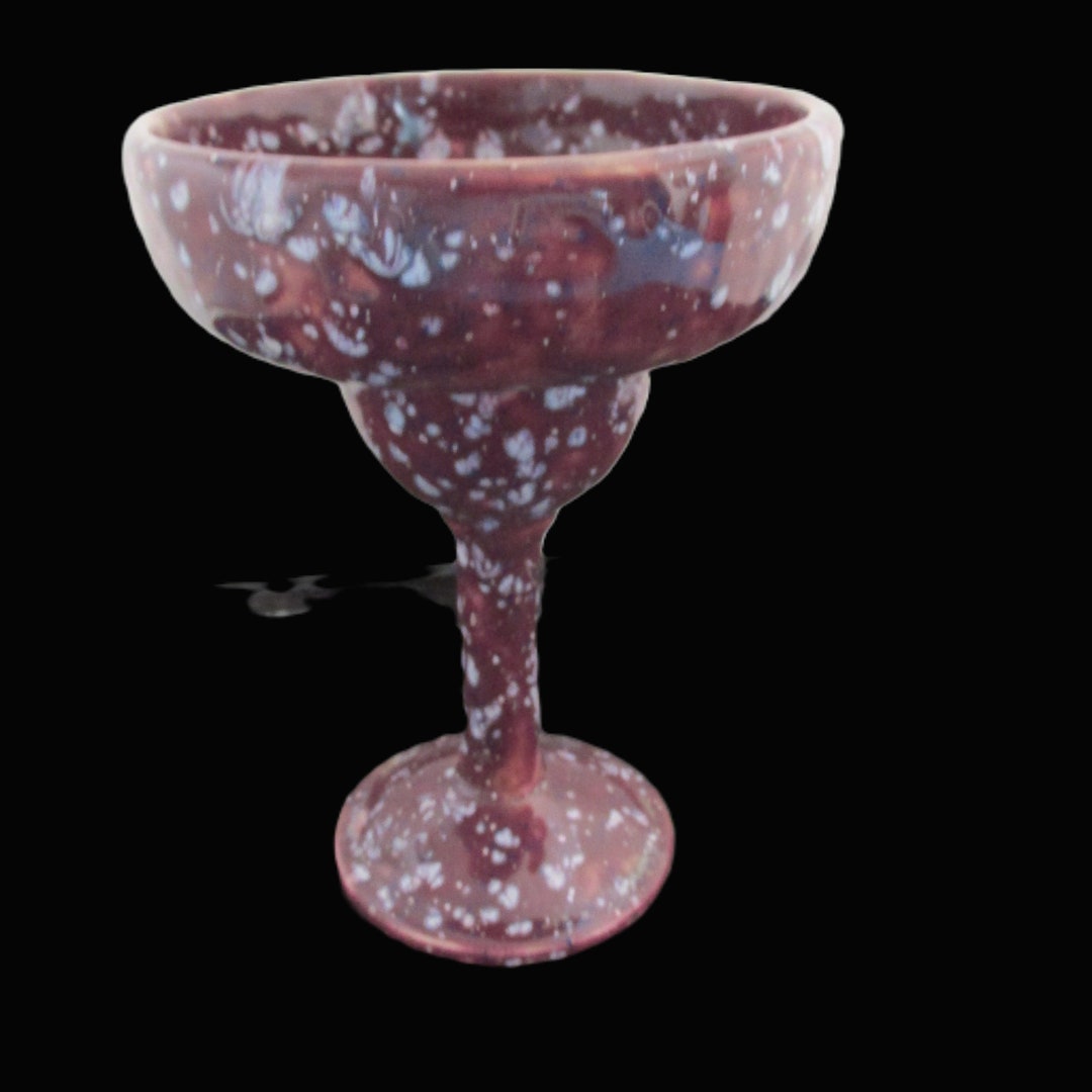 Vintage Ceramic Splatter Ware, Margarita Glass, or Succulent Pedestal ...