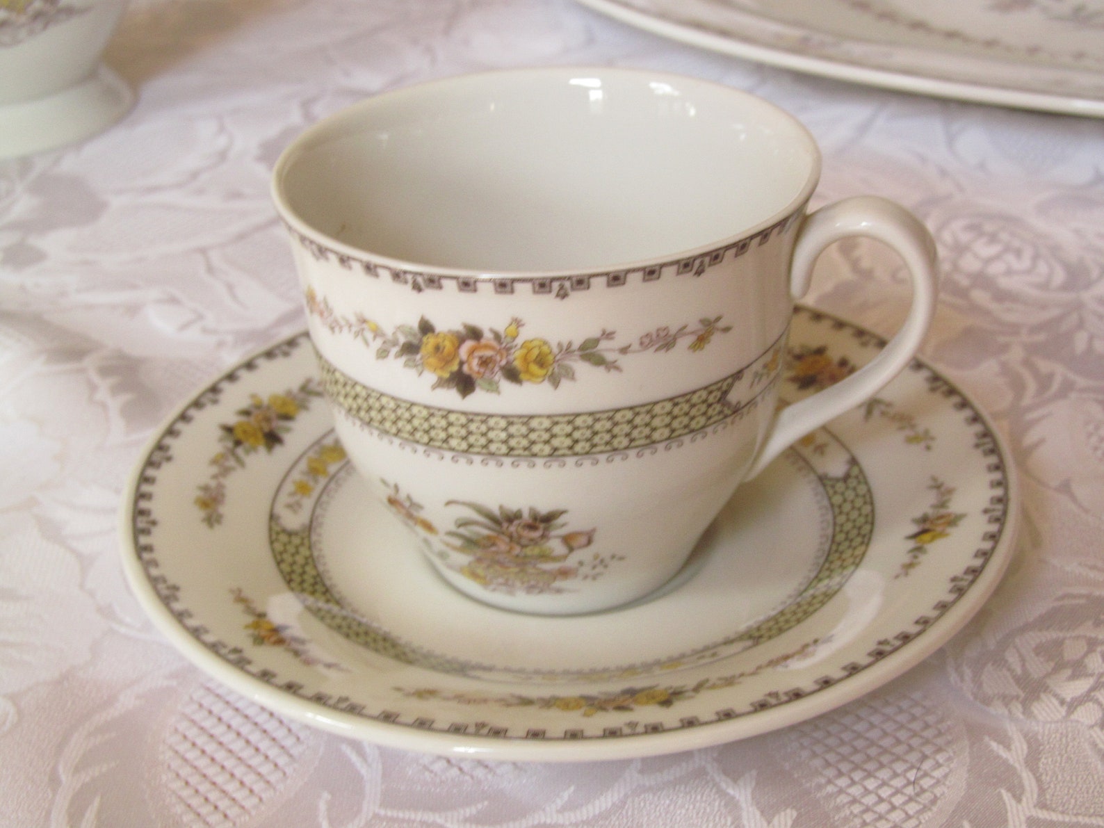 Vintage Royal Doulton Hamilton Cup & Saucer Set China - Etsy