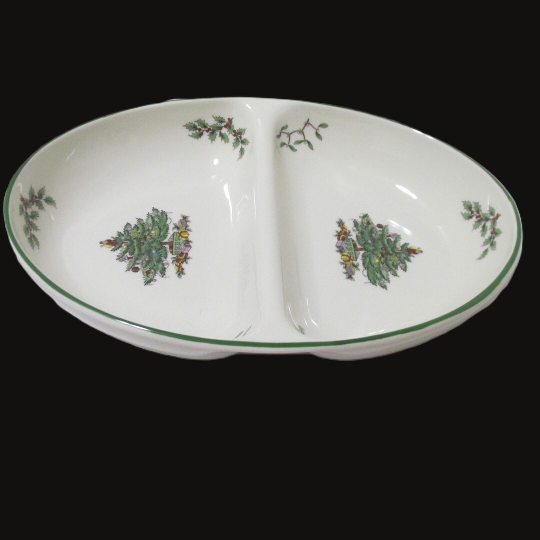 Spode Christmas Tree Divided Baking or Vegetable Dish, Serving Dish - Etsy