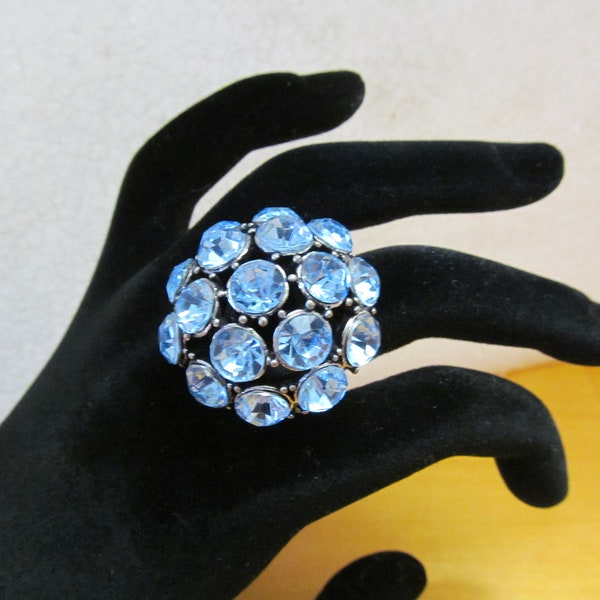 Rhinestone Stretch Ring - Etsy