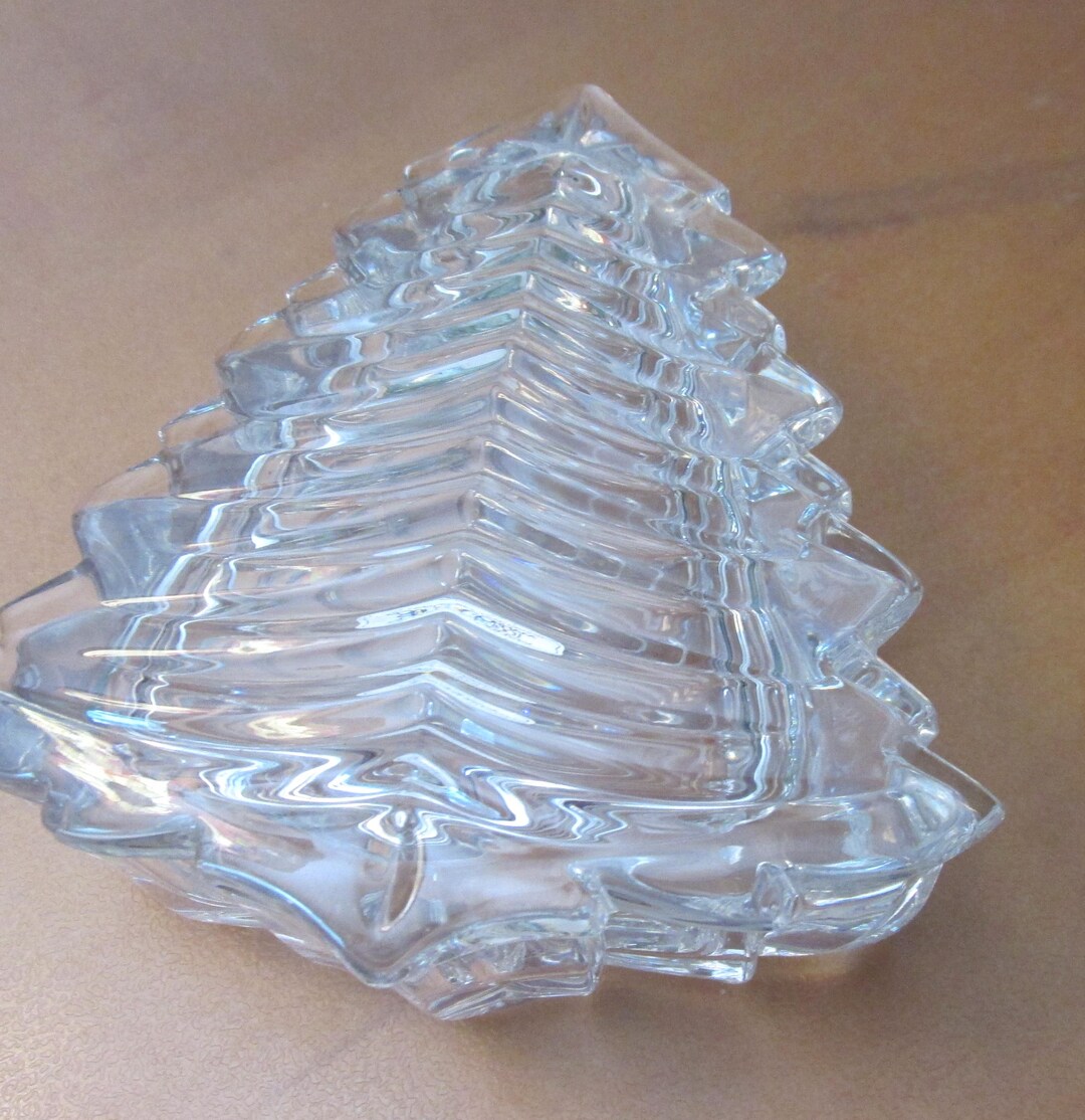 Gorham Christmas Tree Trinket Box, Full Lead Crystal, Germany - Etsy