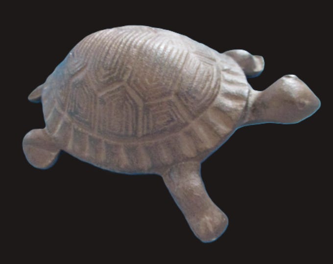 Cast Iron Turtle, Garden Turtle, Turtle Door Stop - Etsy