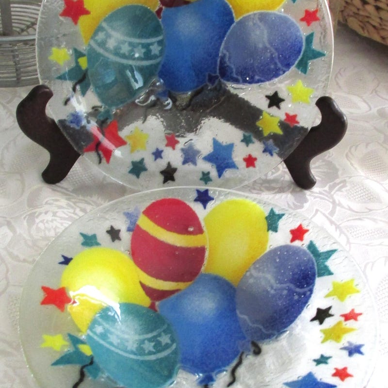 Fused Glass Balloon - Etsy