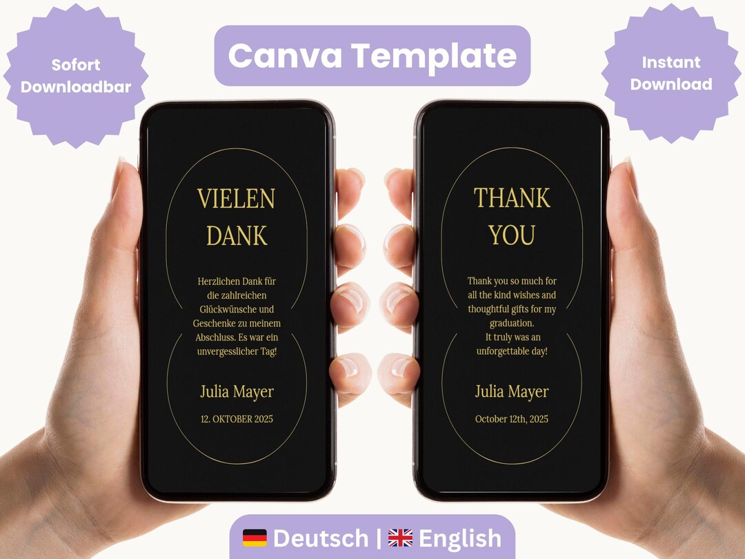 Digital Animated Thank You Card Minimalistic | Digital Cards for ...