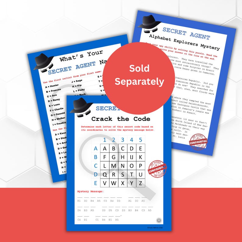 Who is Most Like a Secret Agent | Kids Party Game - Etsy