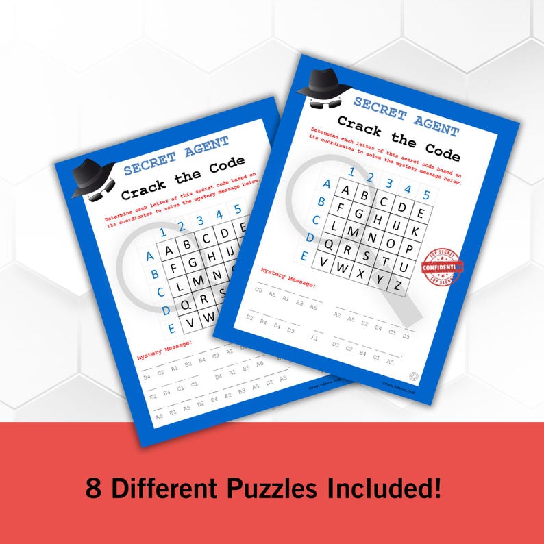Secret Agent Party Games: Spy Party Pack (instant Download) - Etsy