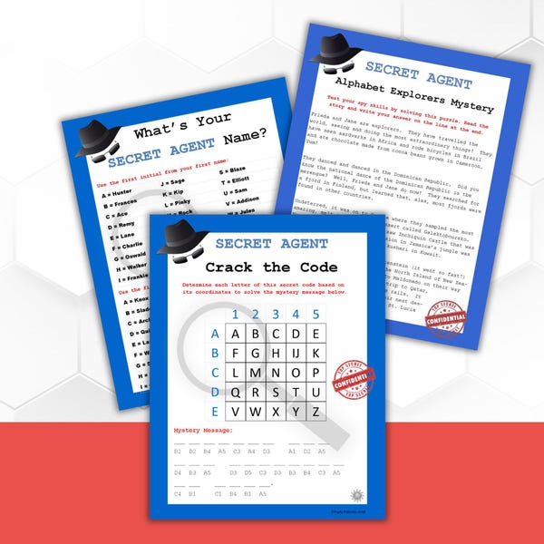 Secret Agent Party - Etsy