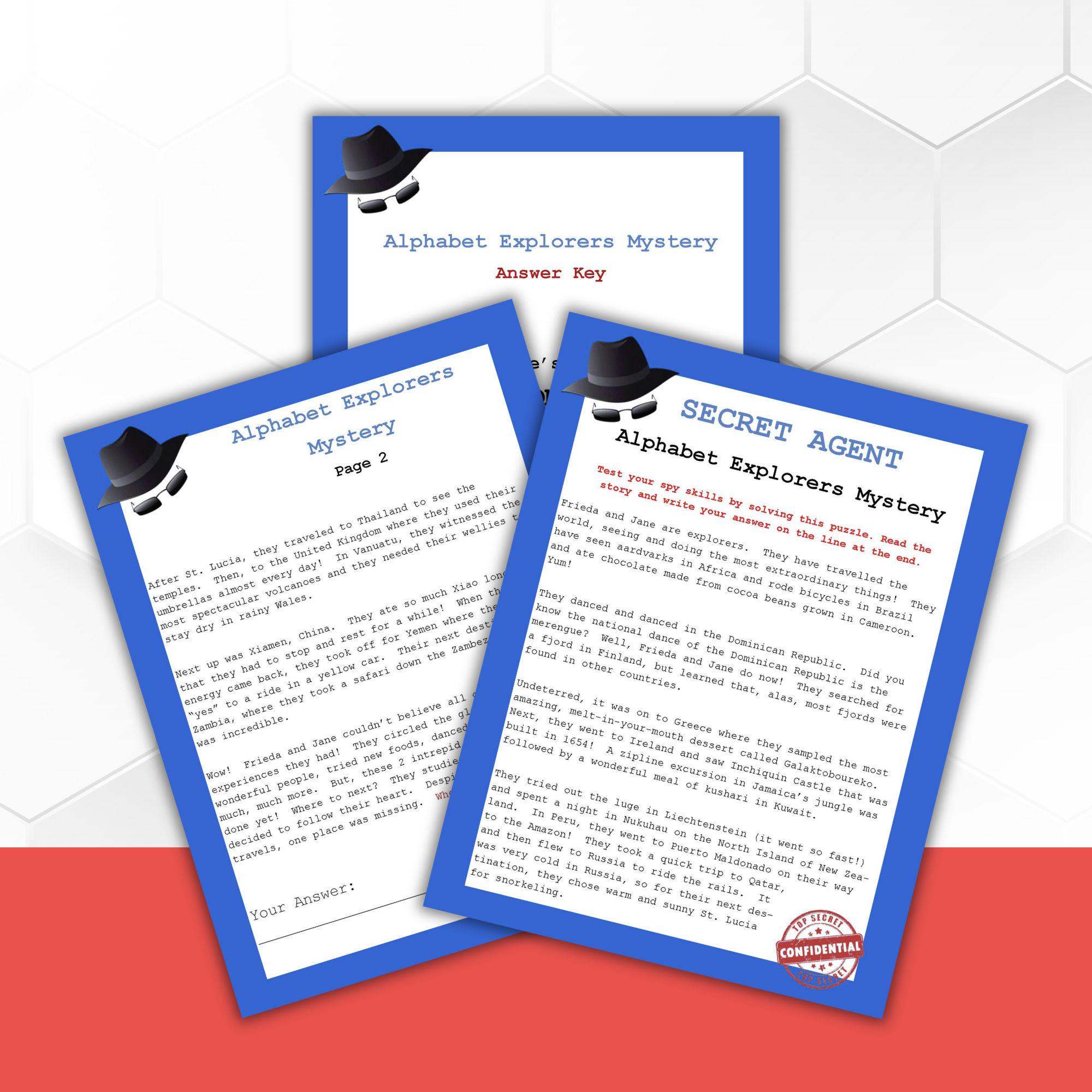 Secret Agent Party 3 Game Party Pack Kids Spy Party - Etsy