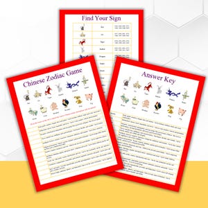 Chinese Zodiac Animals Game for Kids | Lunar New Year | Chinese New ...