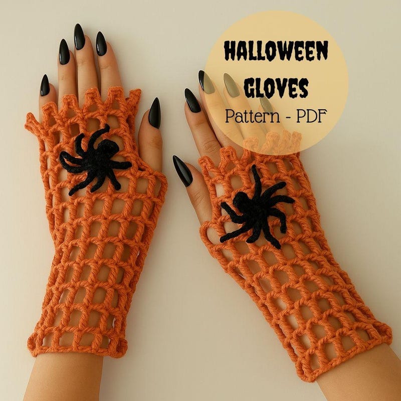 Halloween Gloves - Etsy