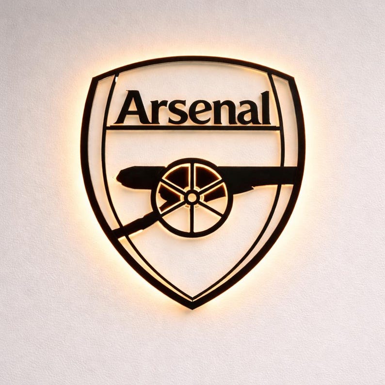 Arsenal LED Metal Wall Art – Football Fan Gift, Man Cave Decor - Etsy