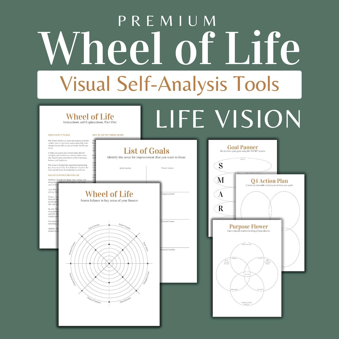 Wheel of Life Pdf Wheel of Life Template Coaching Tools Pdf Ikigai Pdf ...