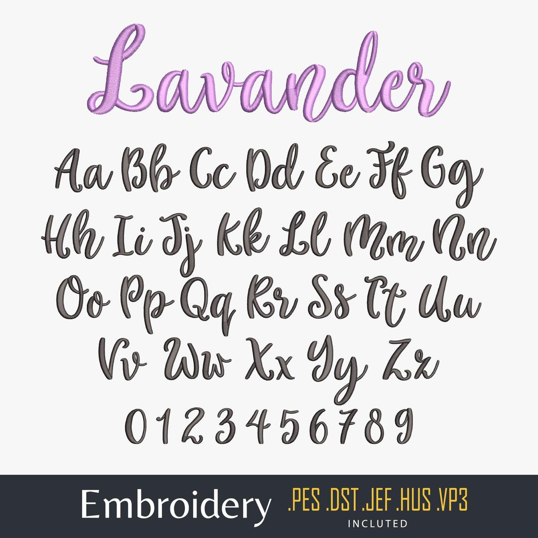 Embroidery Font Cursive Embroidery Letters Cursive Machine Embroidery ...