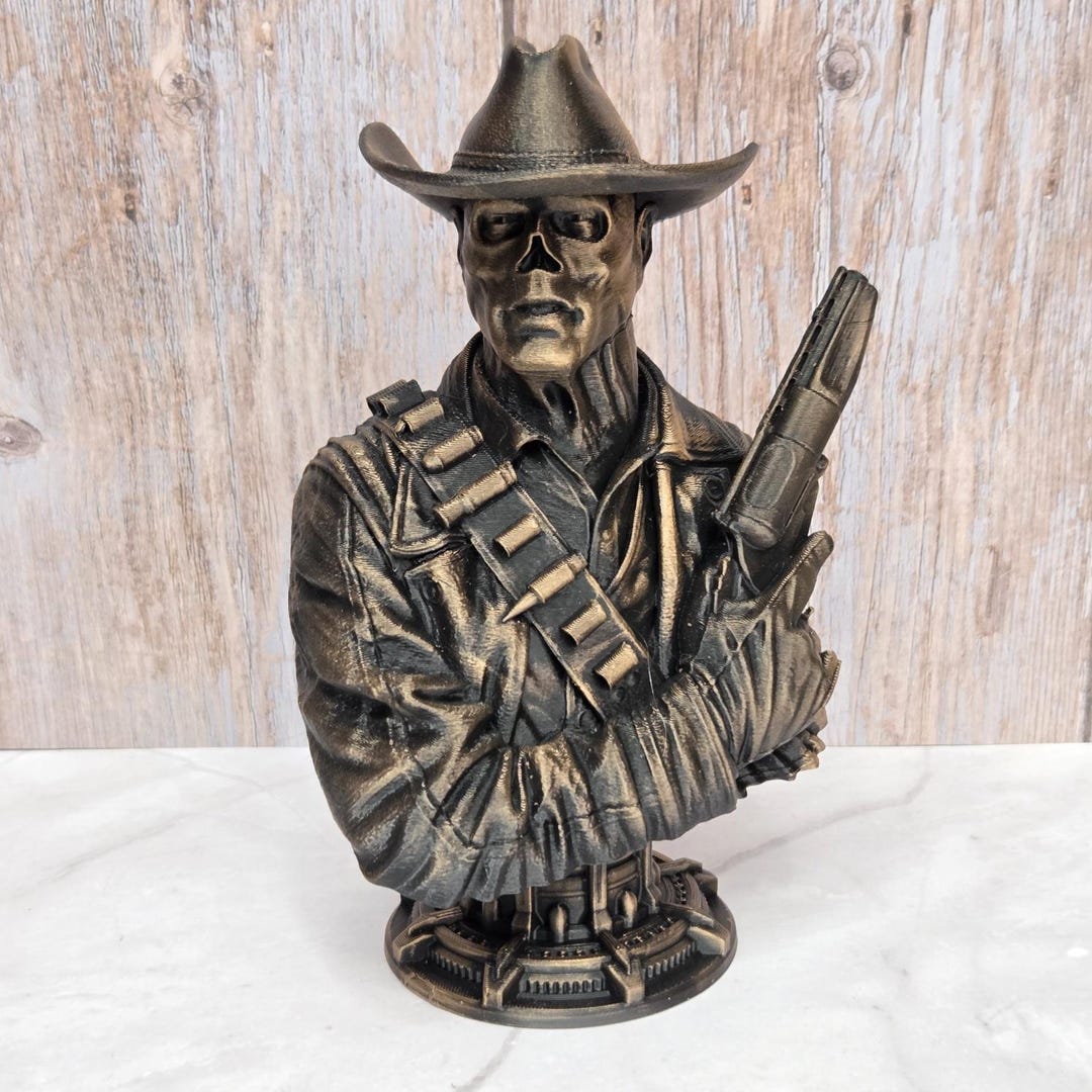 Ghoul Bust – Fallout-inspired Fan Art – 3D Printed & Hand Painted ...