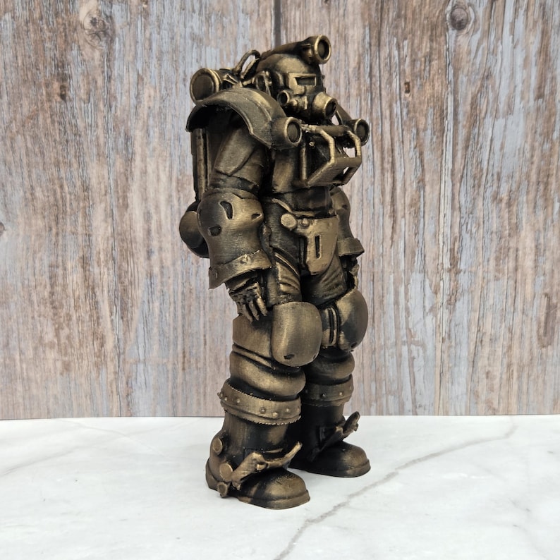 Fallout Inspired Excavator Power Armor Fan Art 3d Printed Statue - 6 ...