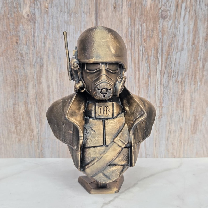 NCR Ranger Bust – Fallout-inspired Fan Art – 3D Printed & Hand Painted ...