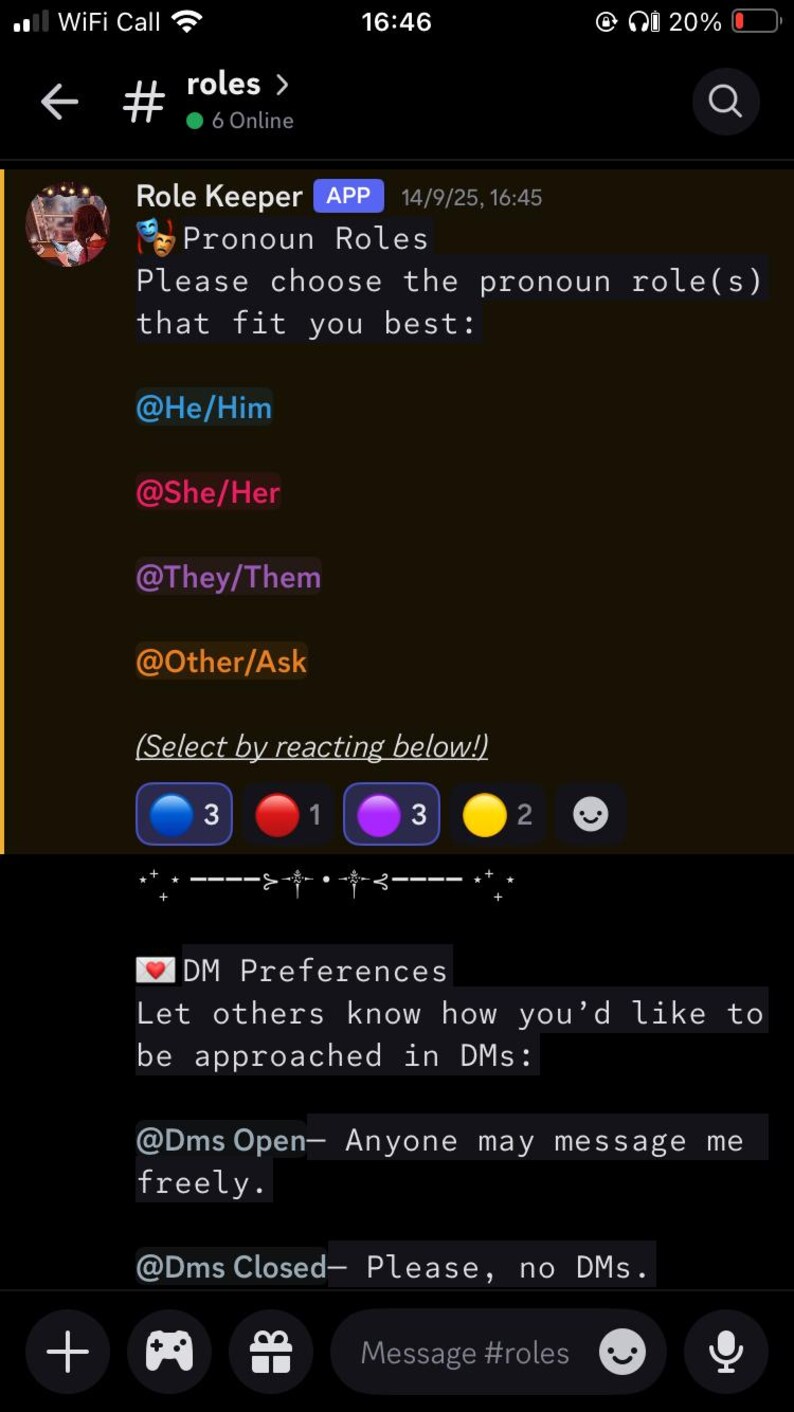 Custom Discord Server Setup | Verification System & Reaction Roles - Etsy