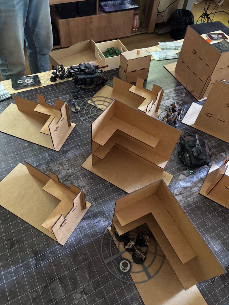 WTC Competitive Terrain Set | Laser Cut 3mm MDF & 3D Resin/fillament ...