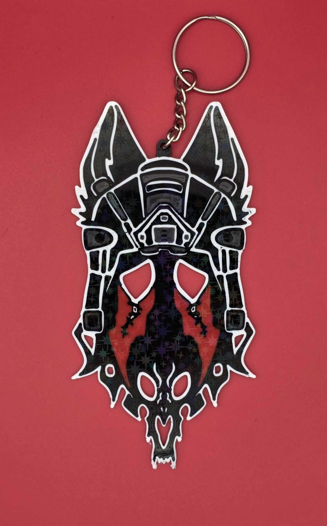 Kortac Wolf Inspired Keychain - Etsy