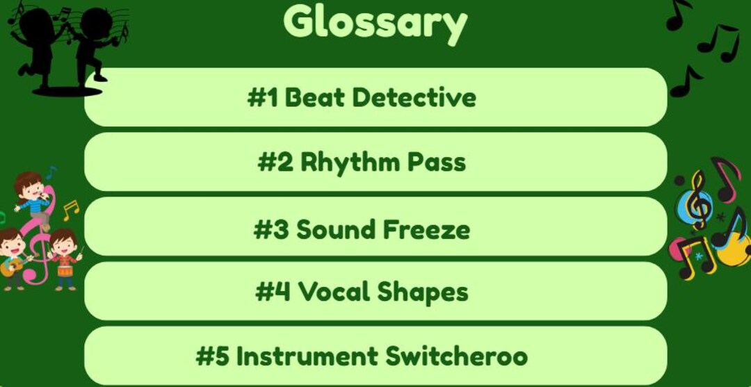 5 No-prep Music Warm-ups for the Classroom - Etsy