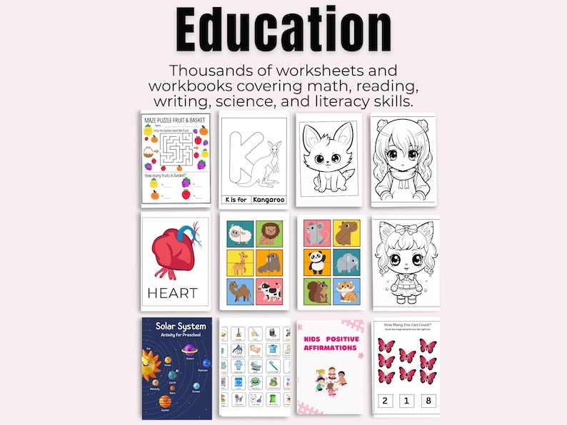 30,500+ Kids Educational Printables | 2026 Edition | DFY Classroom ...