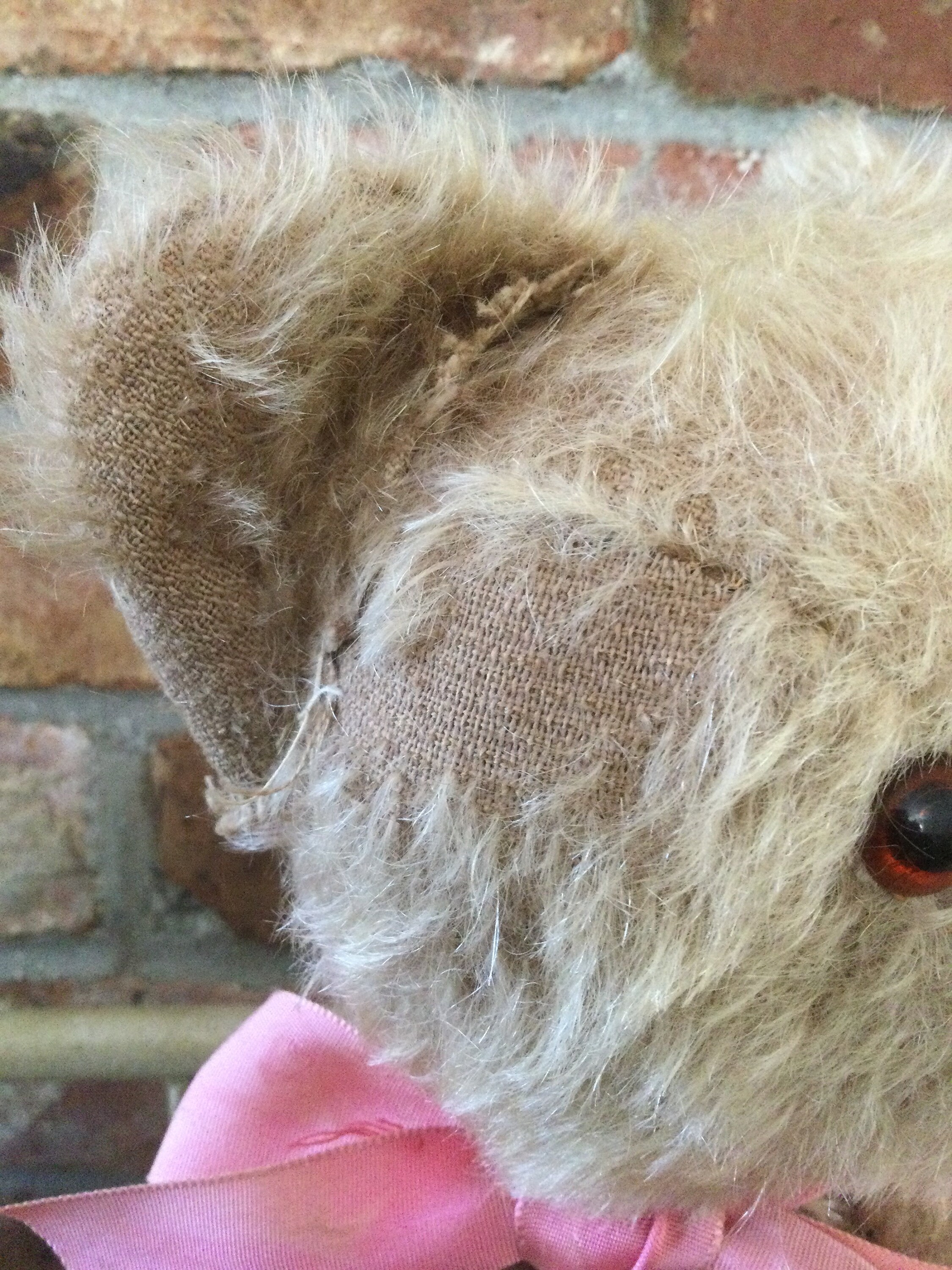 Antique / Vintage / Old German Teddy Bear Mohair Excelsior Stuffed ...