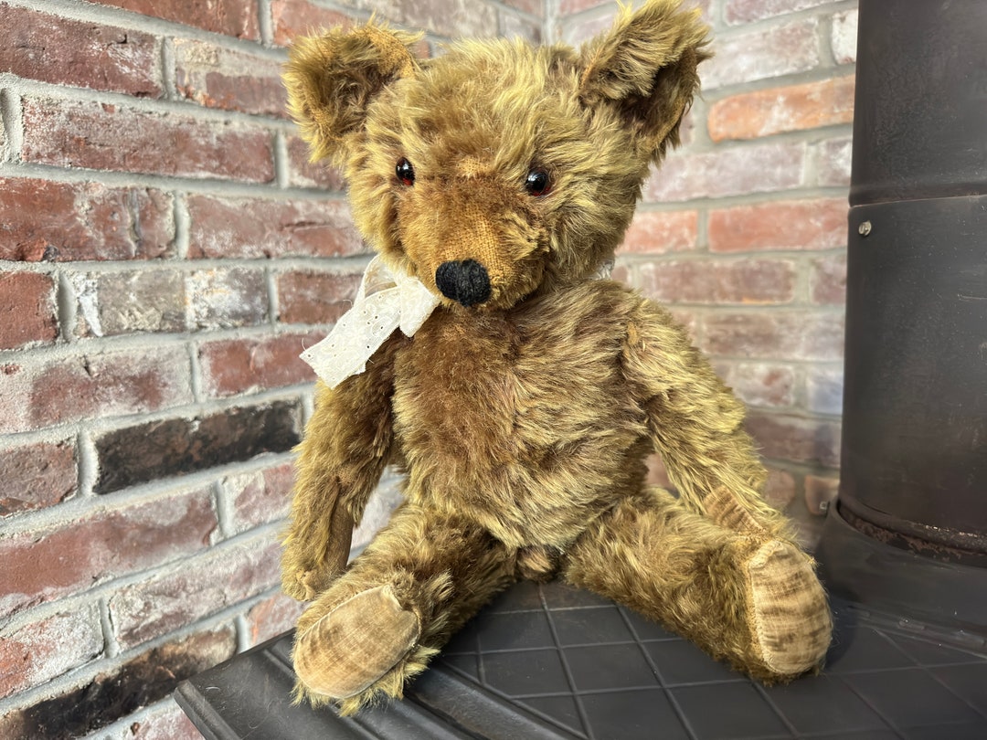 Antique 1930/1940 American Knickerbocker Toy Company Mohair Joined ...