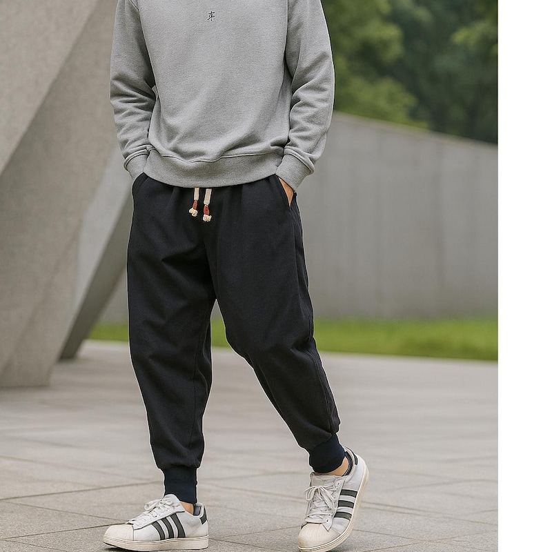 Linen Cotton Jogger - Etsy