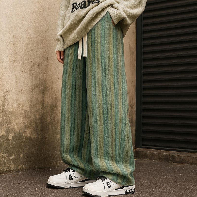 Korean Baggy Pants for Men - Etsy