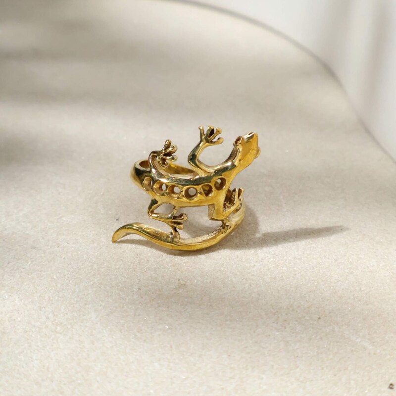 Lizard Ring - Etsy