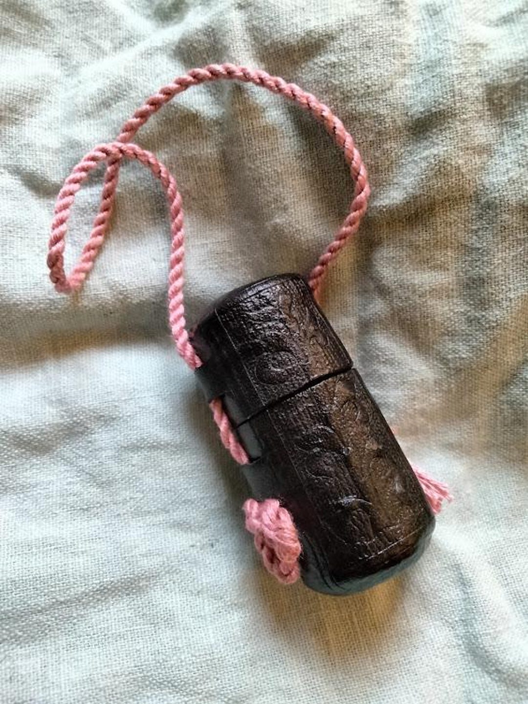Medieval Needle Case Black Leather - Etsy