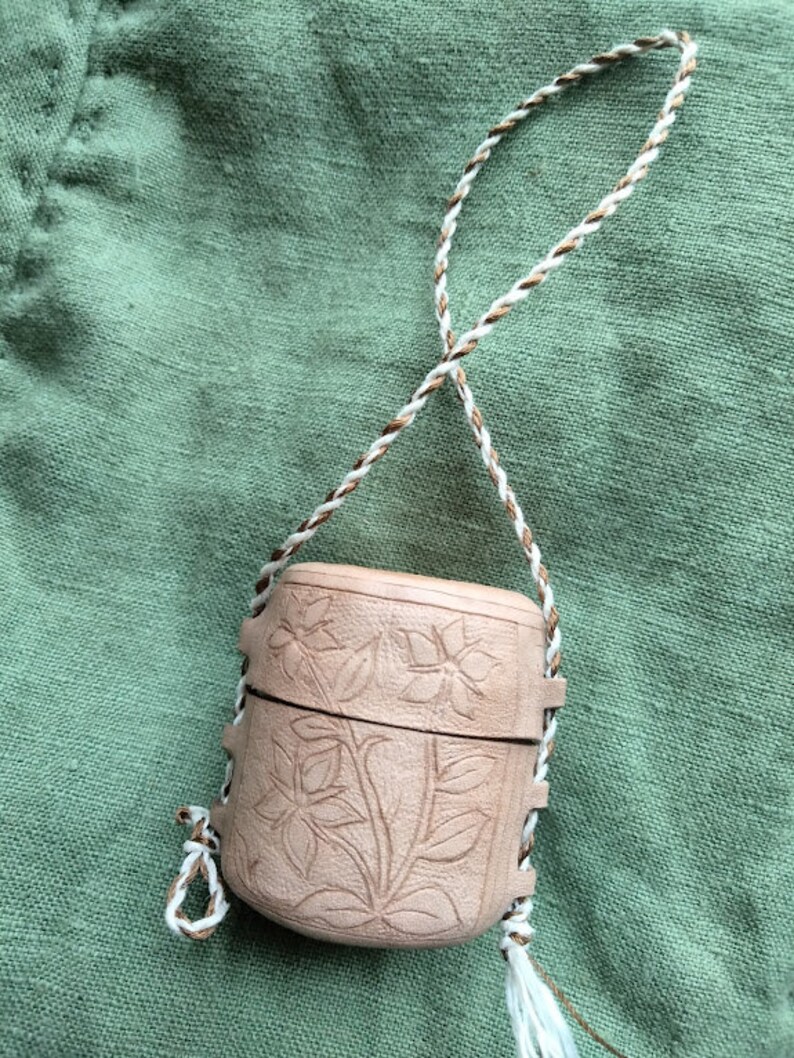 Small Medieval Leather Accessories Case - Etsy