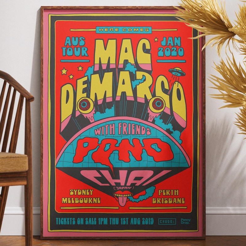 Colorful Concert Poster - Etsy