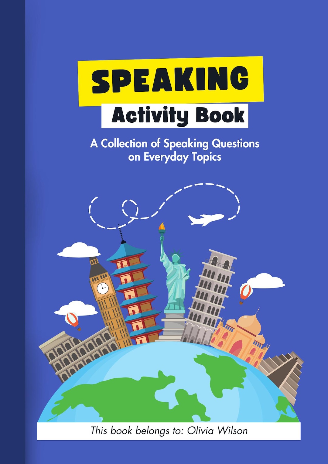 Speaking Activity Worksheets for Elementary Colorful Cute ESL Booklet ...