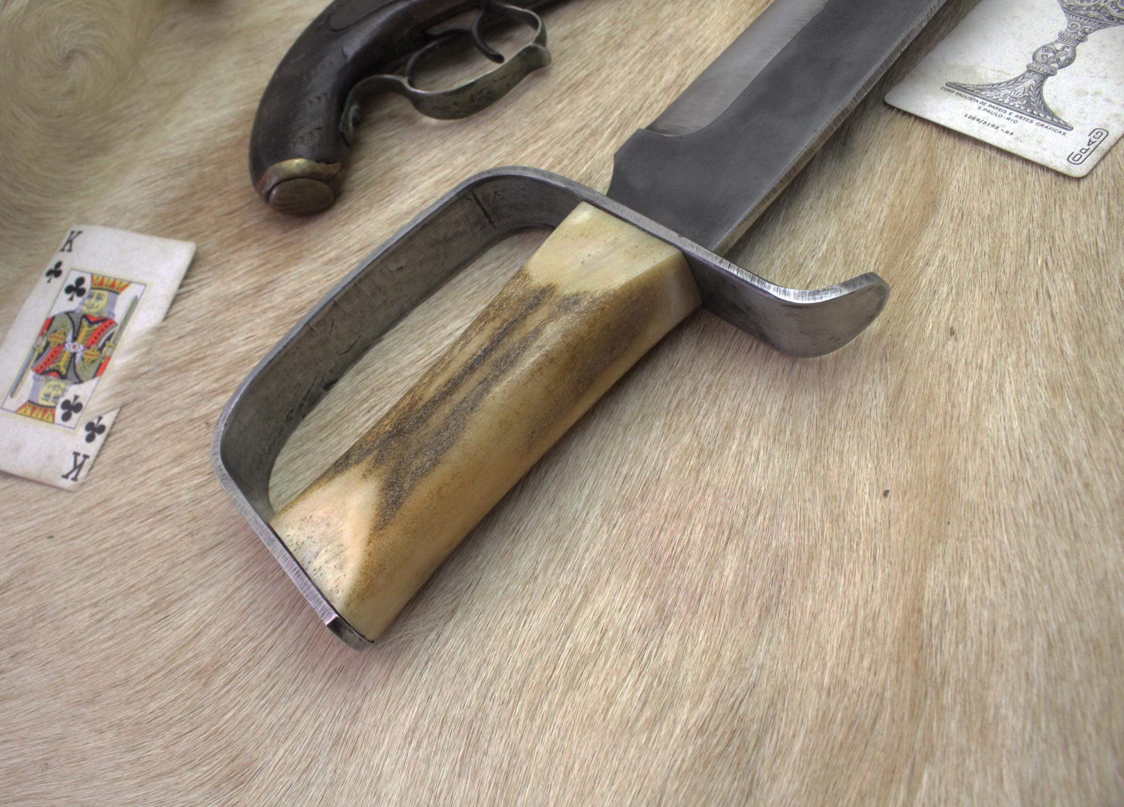Gaucho Bowie Knife – Frontier Style – Mountain Man – Rustic Western ...