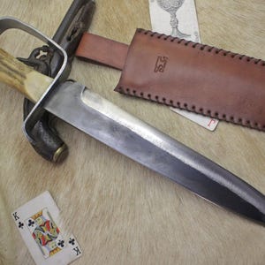 Gaucho Bowie Knife – Frontier Style – Mountain Man – Rustic Western ...