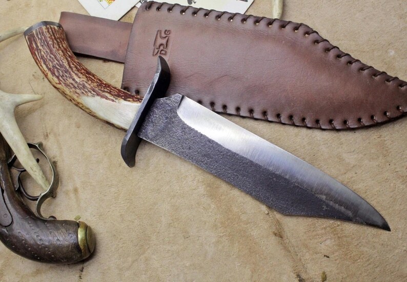 Gaucho Bowie Knife – Frontier Style – Mountain Man – Rustic Western ...