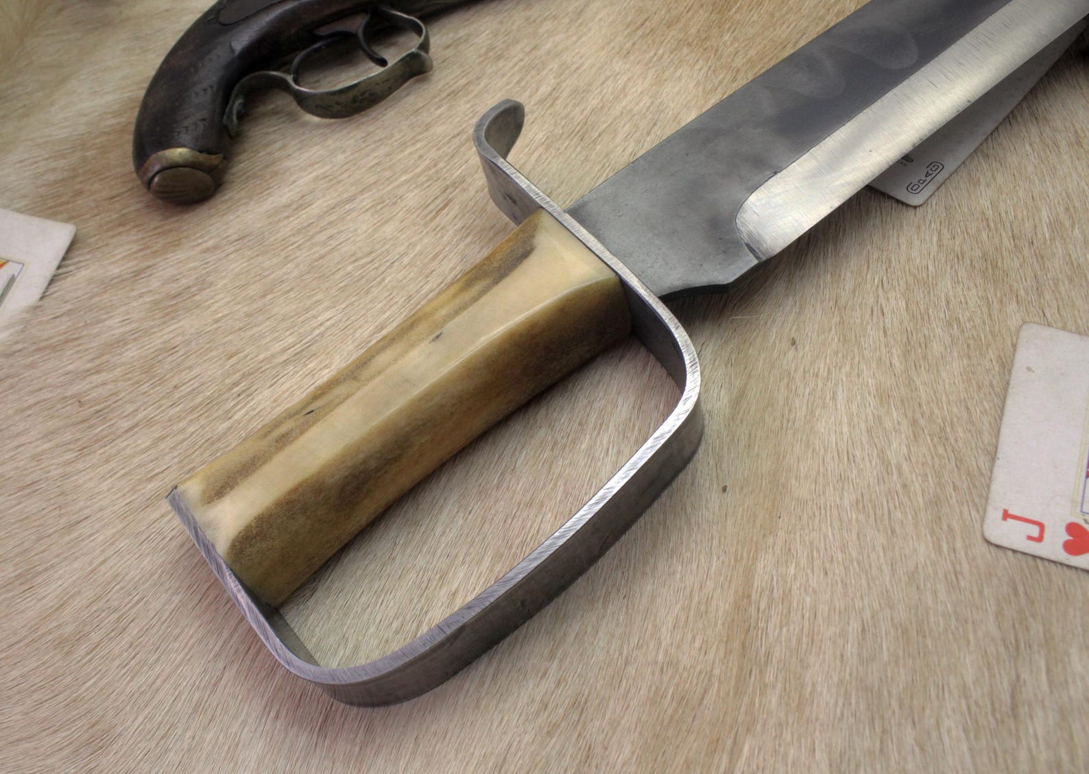 Gaucho Bowie Knife – Frontier Style – Mountain Man – Rustic Western ...