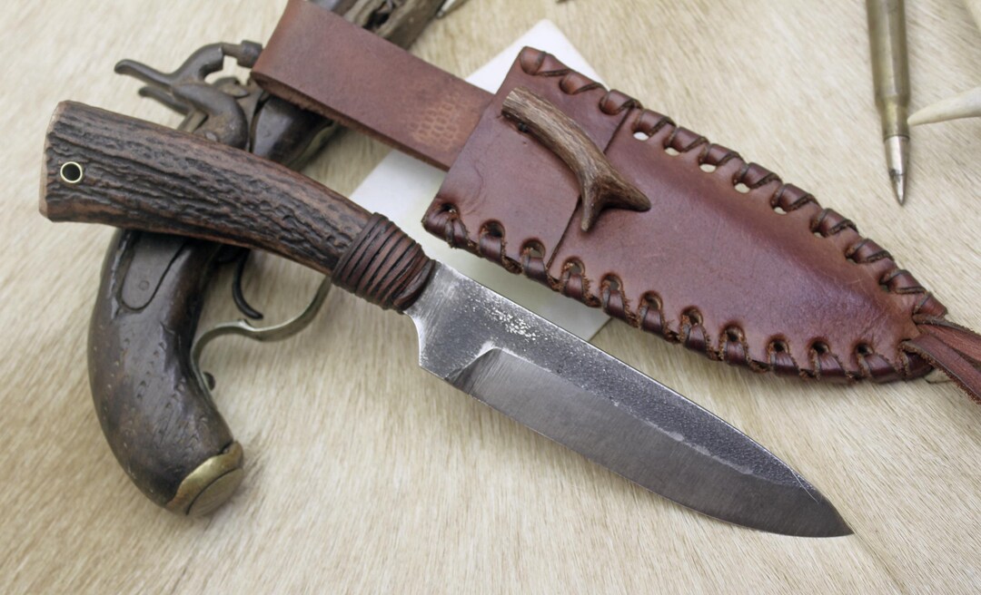 Gaucho Bowie Knife – Frontier Style – Mountain Man – Rustic Western ...