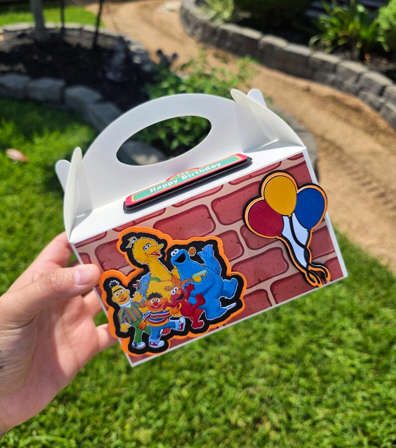 Sesame Street Goodie Boxes - Etsy