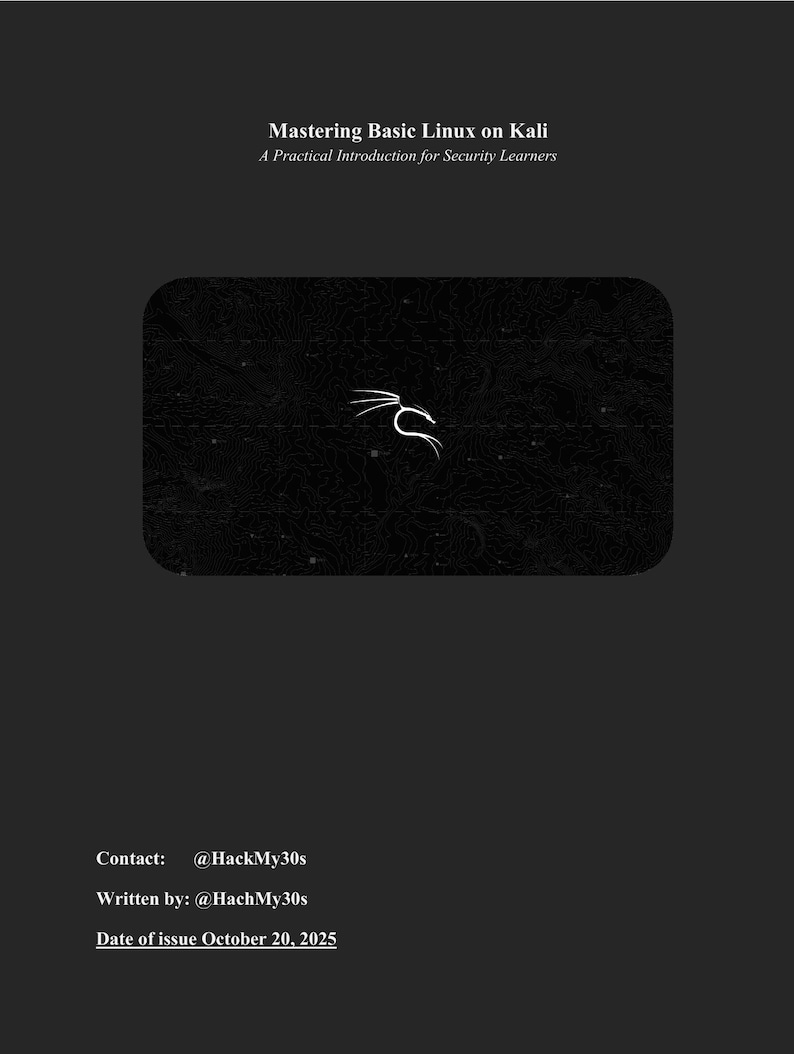 02 Mastering Basic Linux on Kali 90 Pages - Etsy