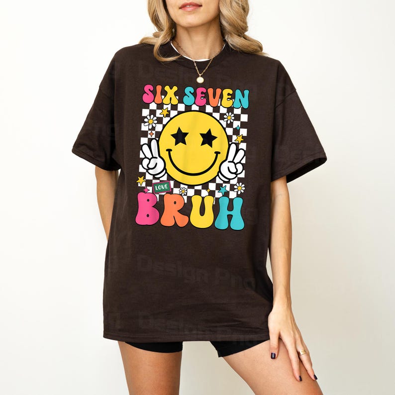 67 Meme Gen Alpha Slang PNG, Six Seven Bruh Funny Kids Meme Graphic ...