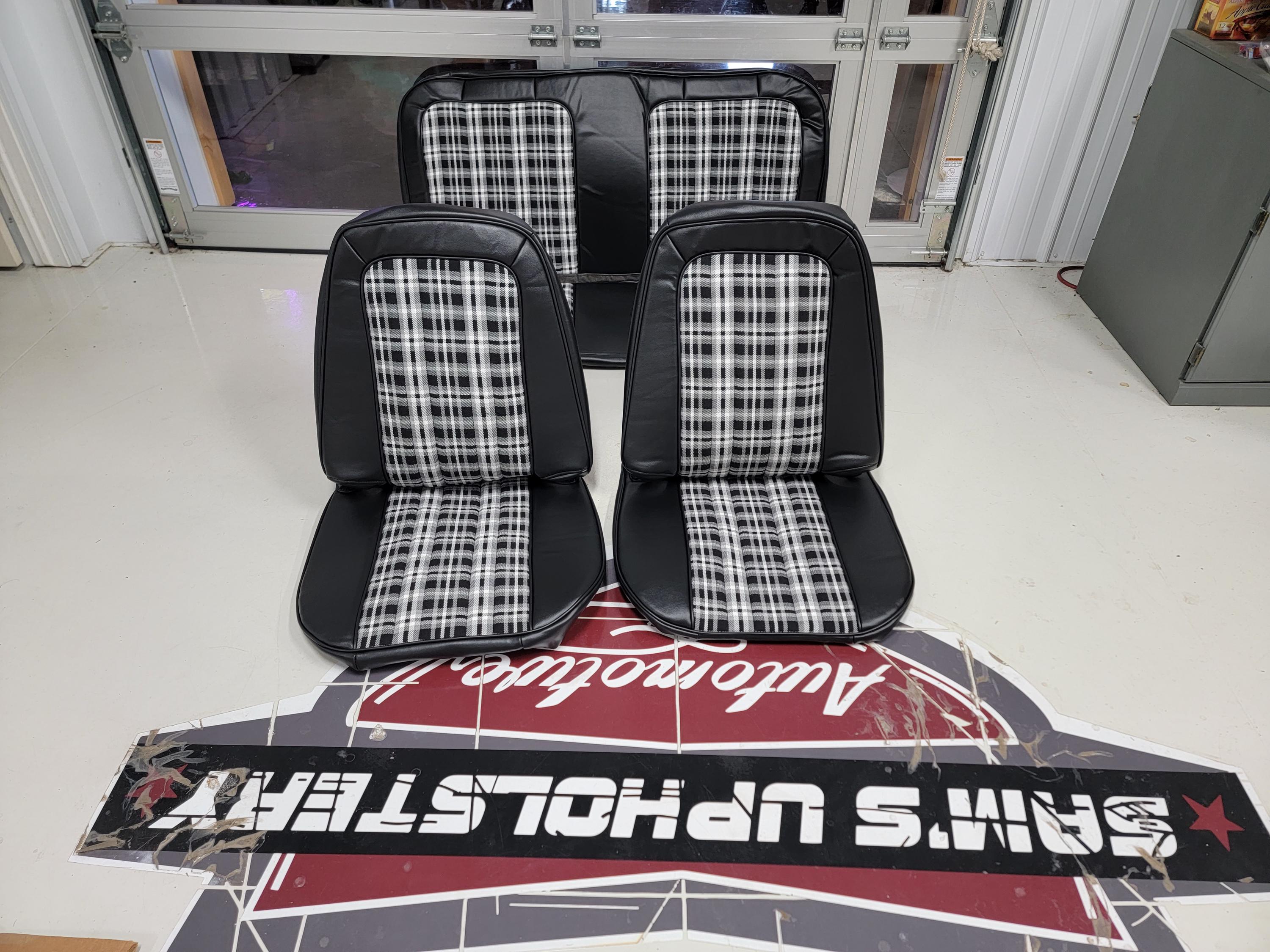 1967-1972 Chevy Blazer Seat Covers | Front Bucket & Rear Bench | Custom ...