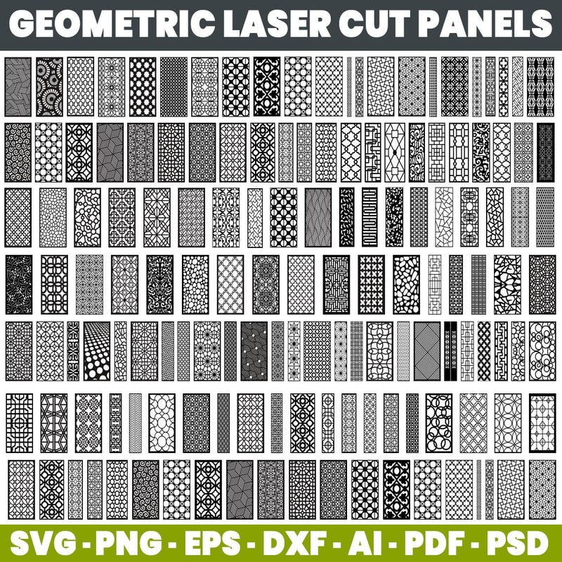 Cnc Lasercut Geometric - Etsy