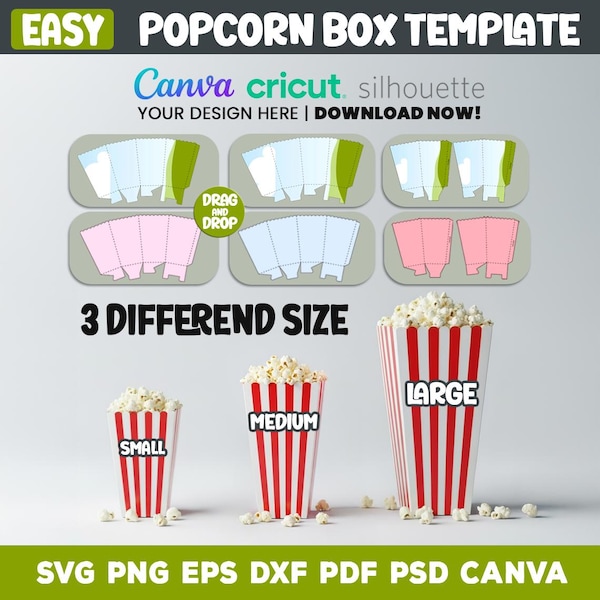 Popcorn Bags - Etsy