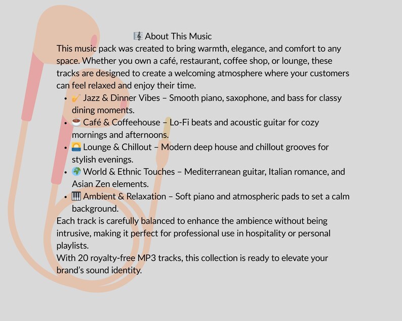 Cafe & Restaurant Background Music Pack | 20 Royalty-free MP3 Tracks ...