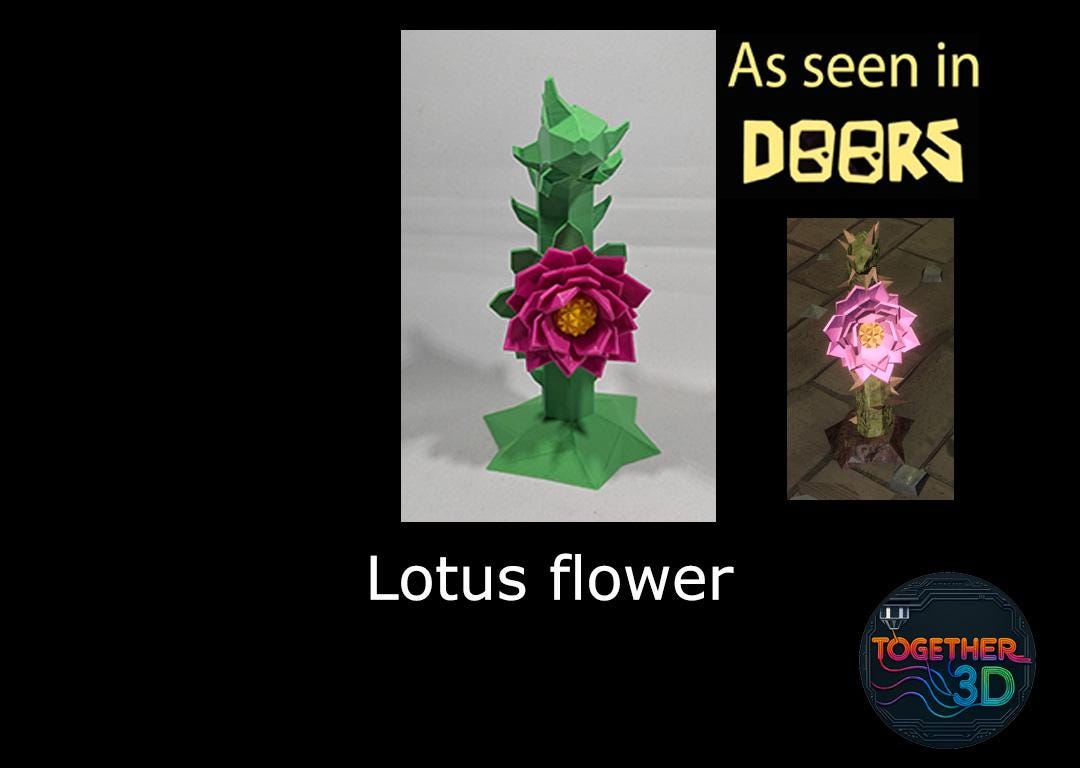 Lotus Flower From Doors (roblox) - Etsy