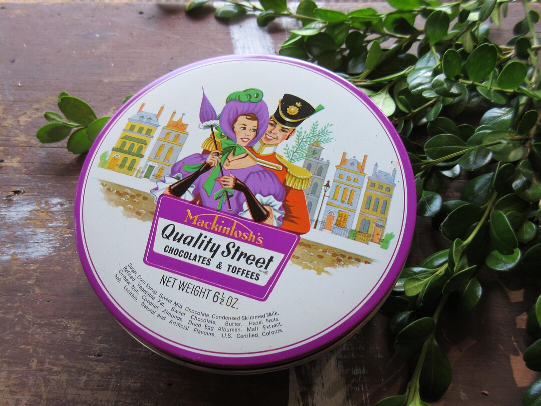 Vintage Mackintosh's Quality Street Chocolates & Toffees Small Round ...