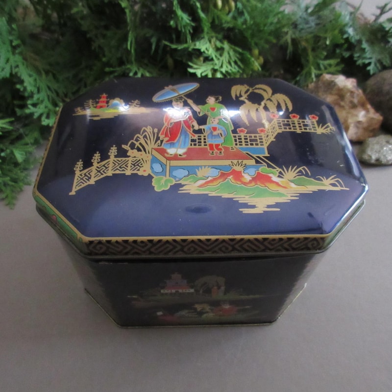 Large Tin Box - Etsy