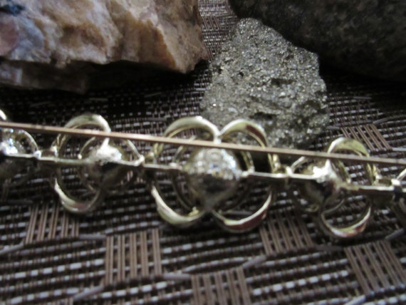 Vintage Sarah Coventry 1961 Amber Jet Gold Tone Filig… - Gem